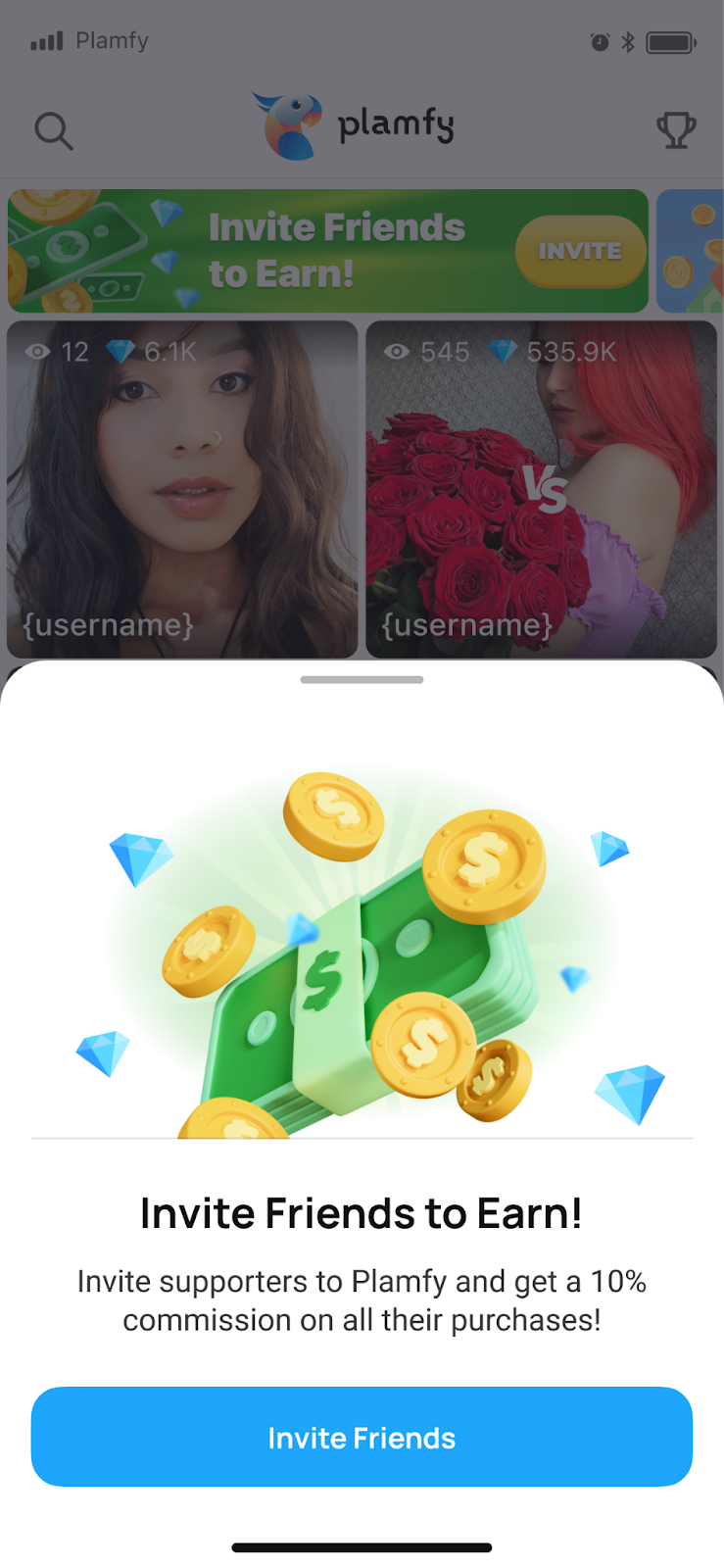 Gifters Referral Program: Invite Supporters and Earn Diamonds! – Plamfy