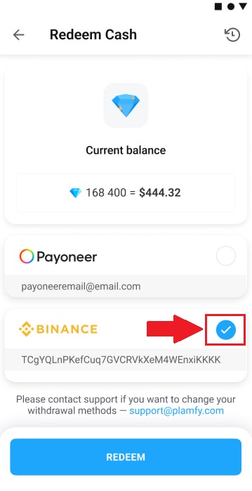 How to redeem earnings from Plamfy? – Plamfy